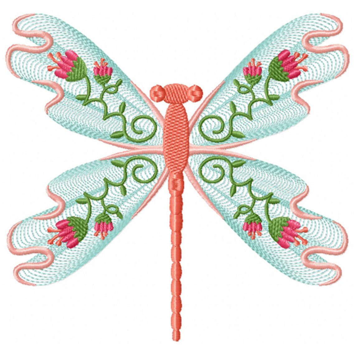 Machine Embroidery Designs Dragonfly Collection of 6 - Etsy