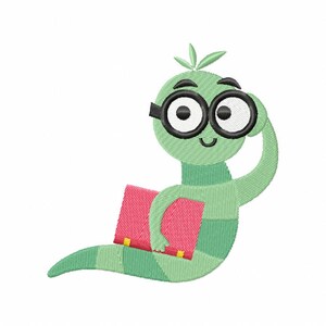 Machine Embroidery Designs - Bookworm Collection 6 - Etsy