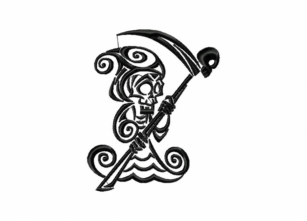 Machine Embroidery Designs - Tribal Tattoo Halloween Collection 7 - Etsy