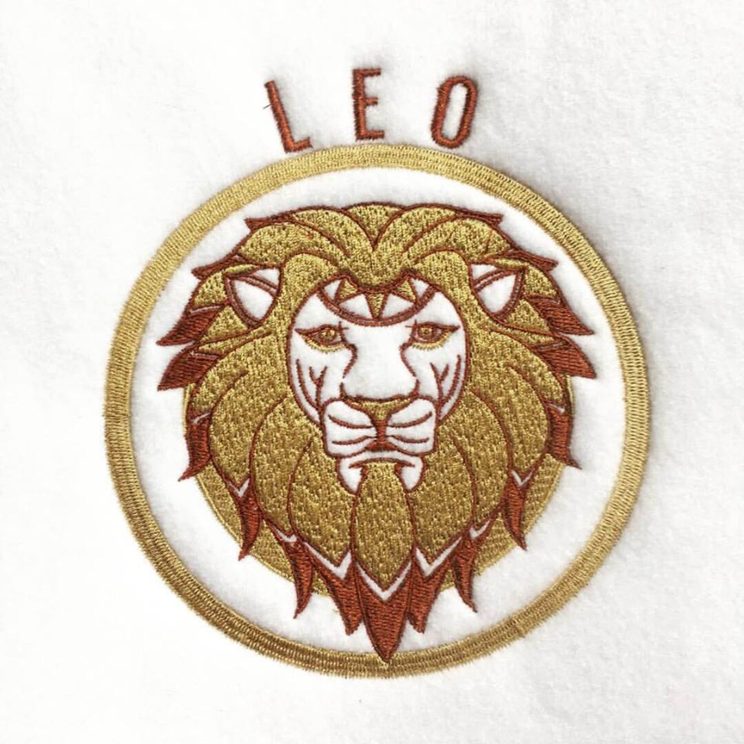Machine Embroidery Design - Leo Horoscope - Zodiac Collection #05 - Etsy
