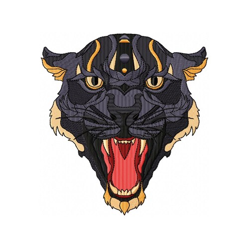 Panther Machine Embroidery Design Embroidery Designs - Etsy