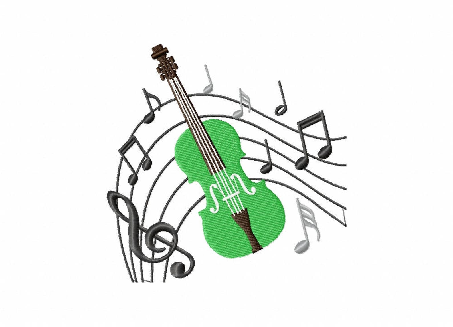 Machine Embroidery Designs Music Collection of 8 - Etsy