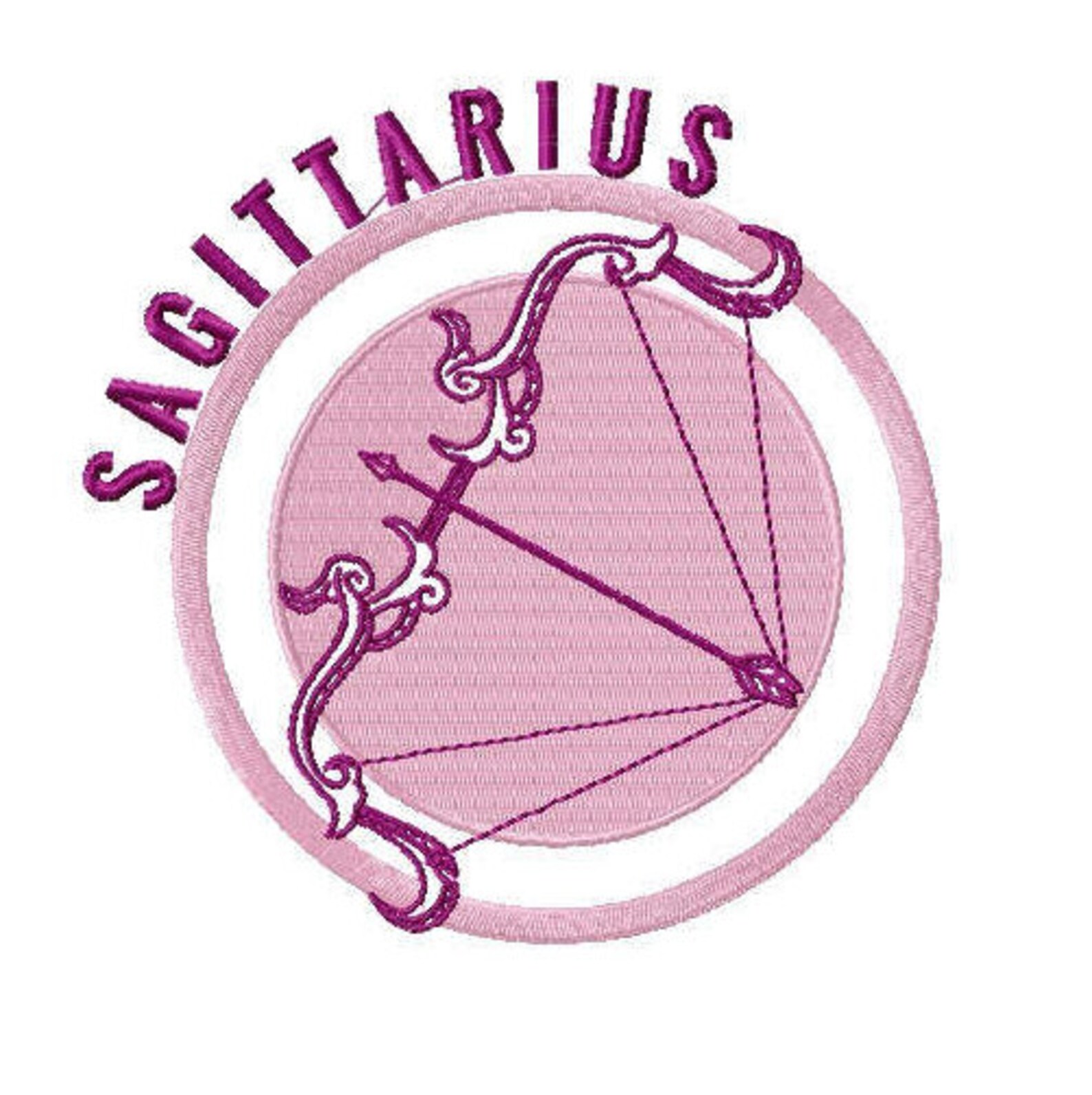 Machine Embroidery Design Sagittarius Horoscope Zodiac - Etsy