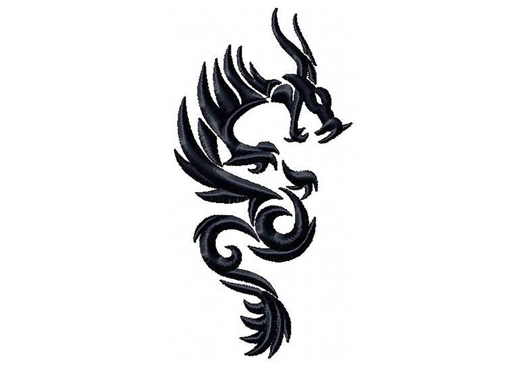 Machine Embroidery Designs - Tribal Dragon Collection of 12 - Etsy