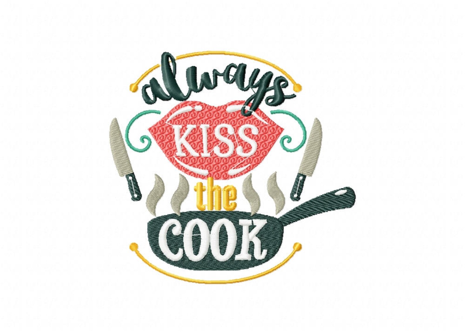 Machine Embroidery Designs - Cooking Hobby Collection of 6 - Etsy