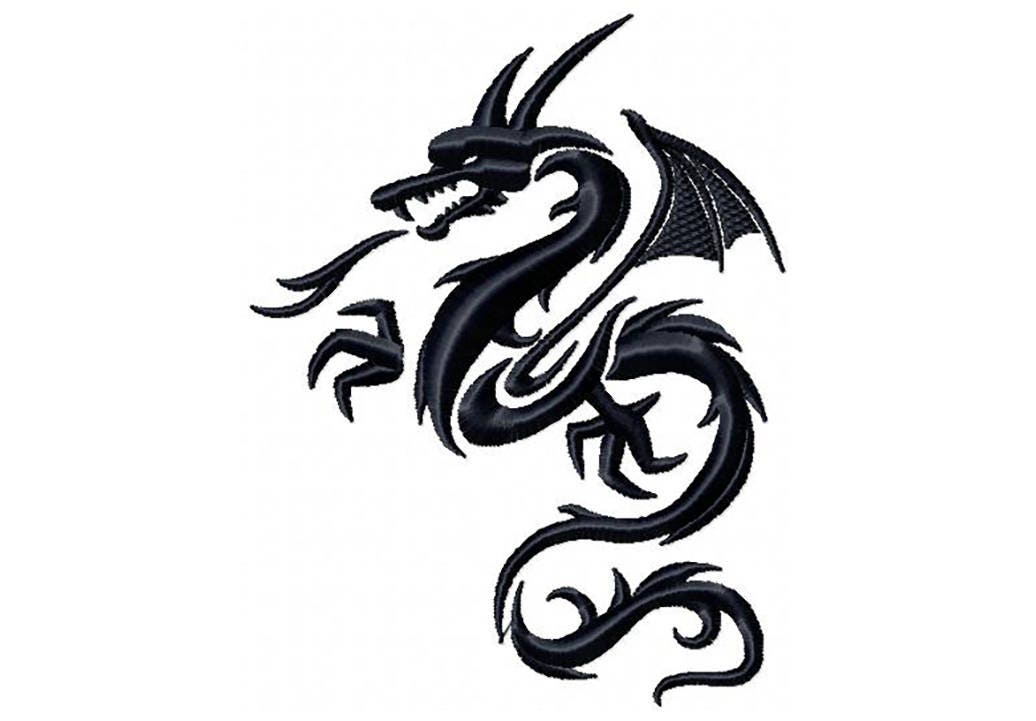 Machine Embroidery Designs - Tribal Dragon Collection of 12 - Etsy