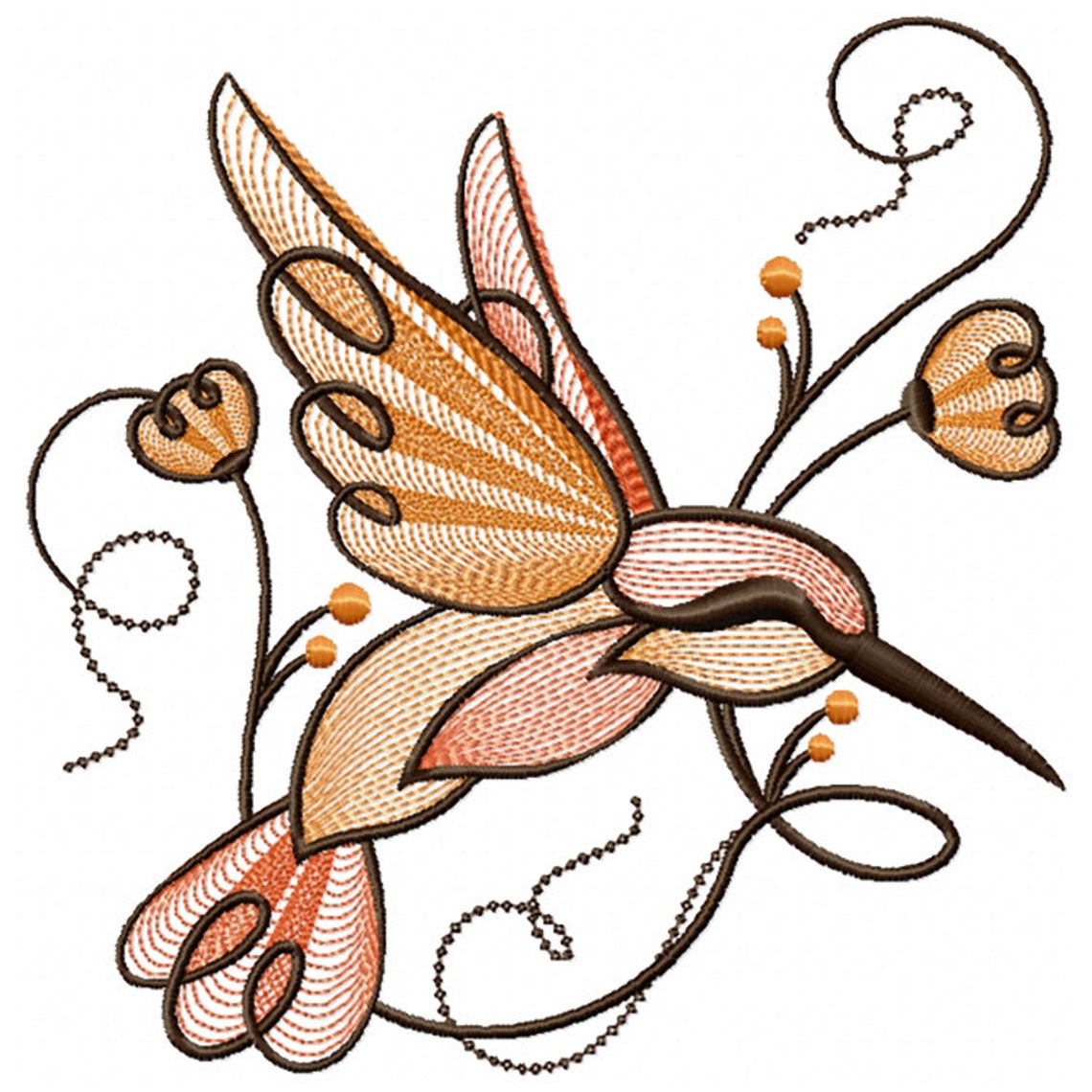 Machine Embroidery Designs Hummingbirds Collection of 6 - Etsy