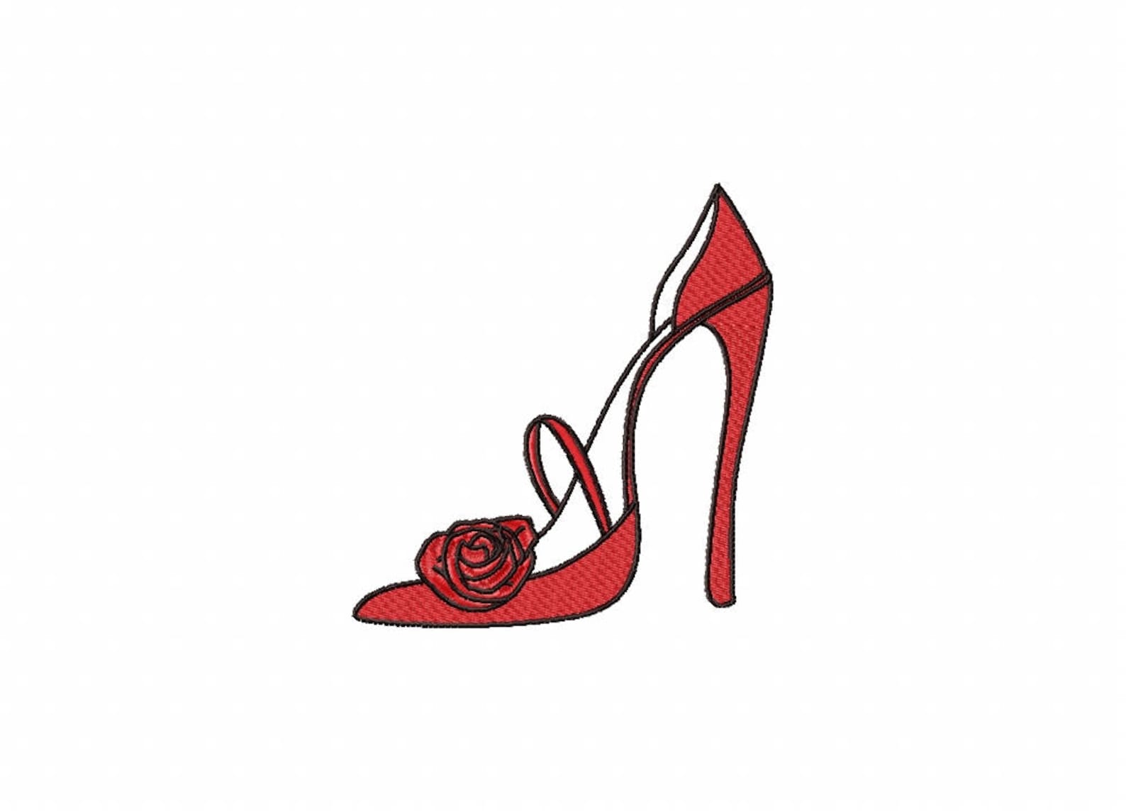 Machine Embroidery Designs Shoe Collection of 12 - Etsy