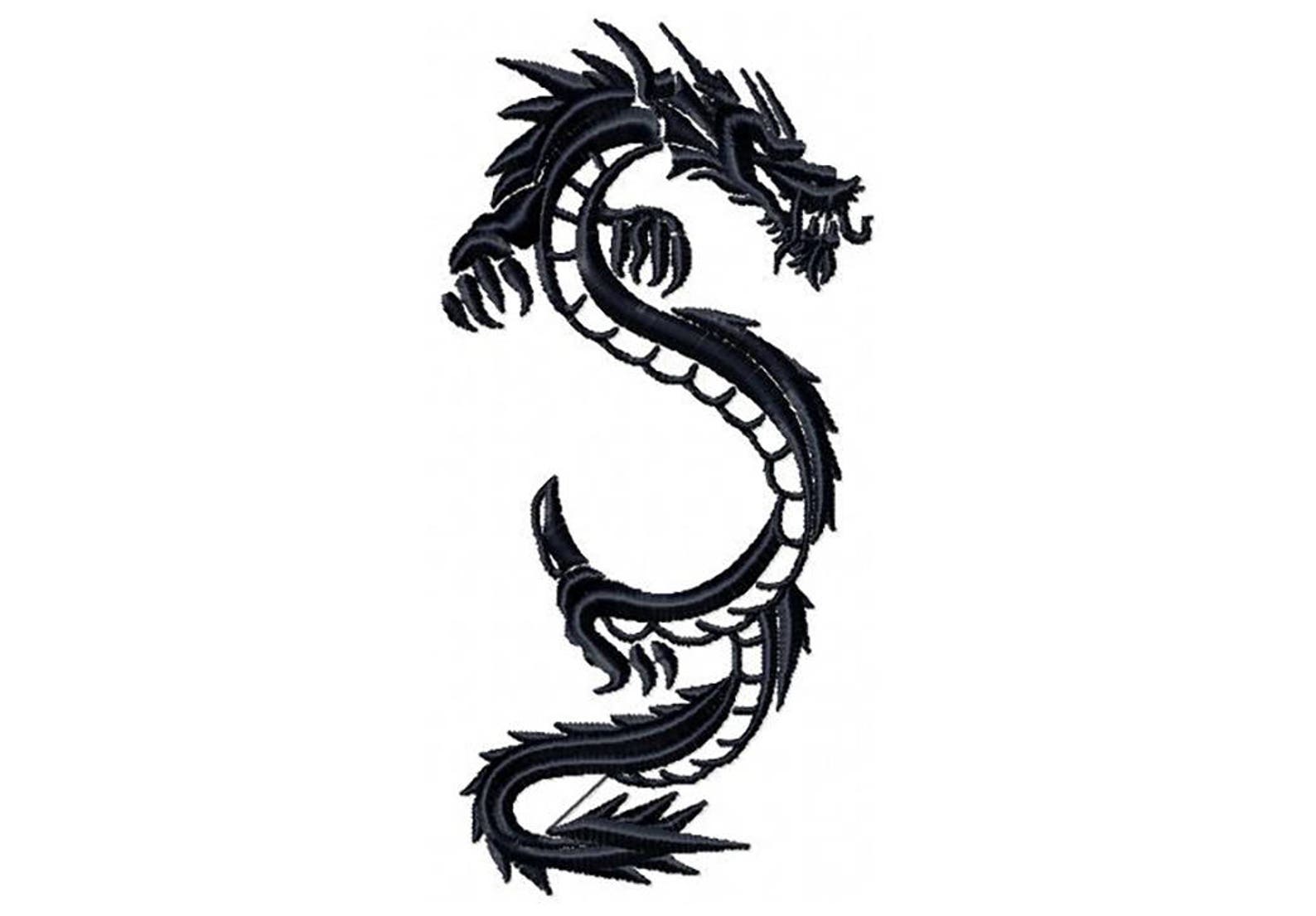 Machine Embroidery Designs - Tribal Dragon Collection of 12 - Etsy