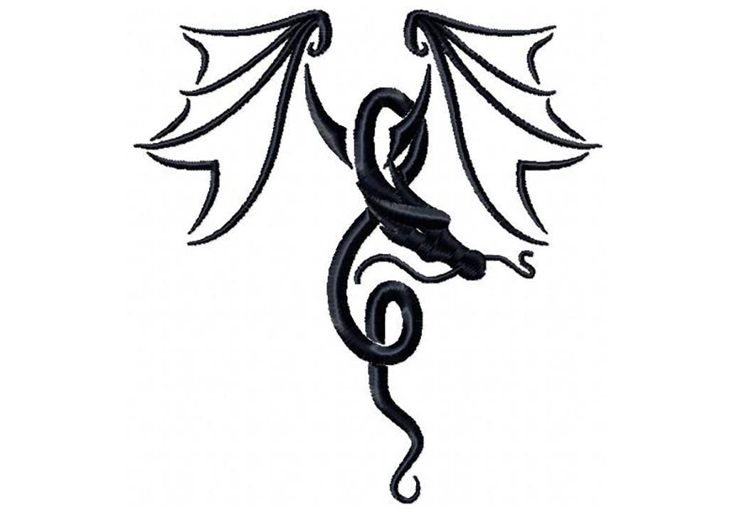 Machine Embroidery Designs - Tribal Dragon Collection of 12 - Etsy