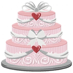 Machine Embroidery Designs - Wedding Cake Collection of 6 - Etsy