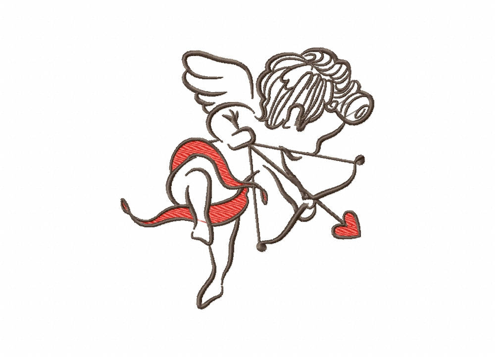 Cupid Collection of 6 Machine Embroidery Designs - Etsy