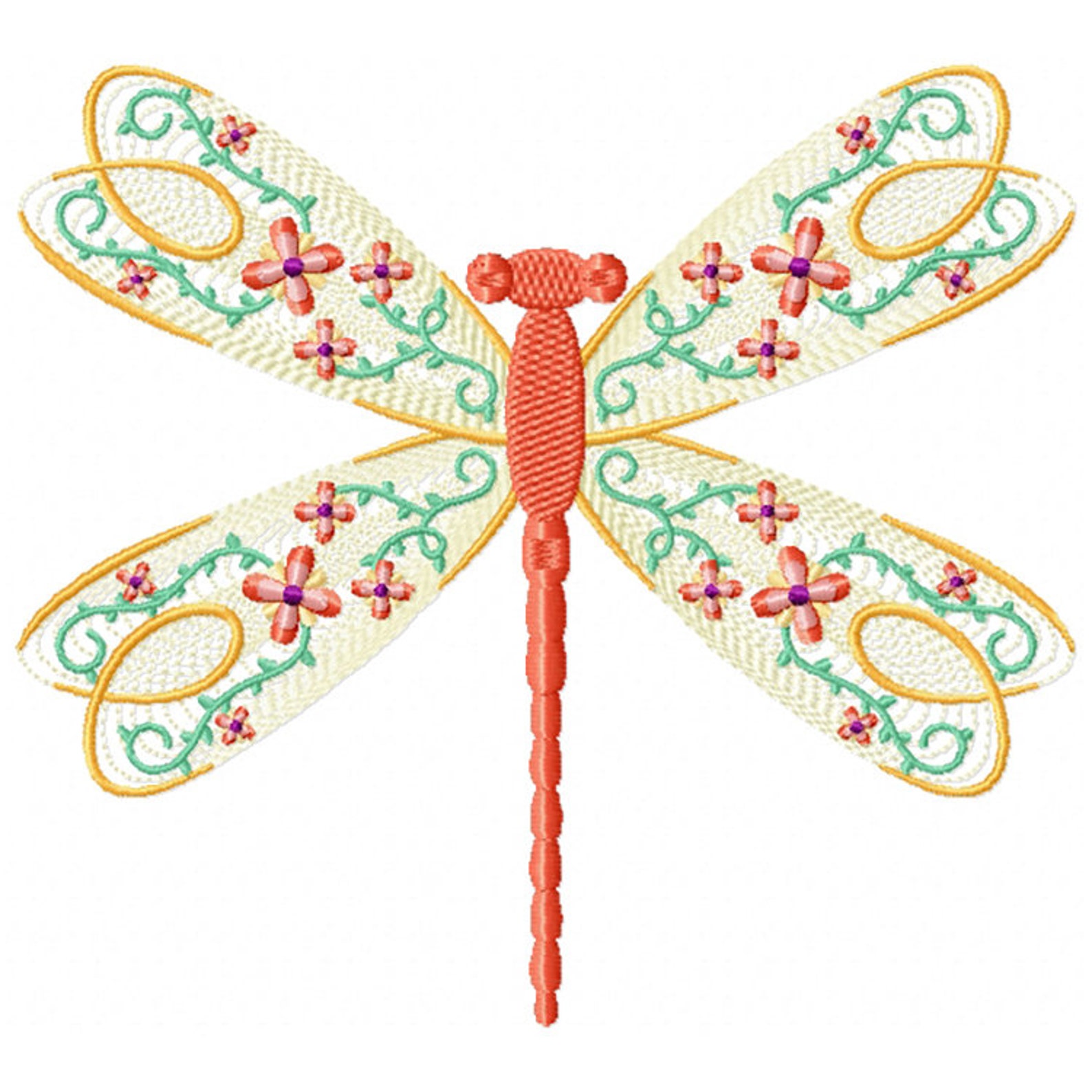 Machine Embroidery Designs Dragonfly Collection of 6 - Etsy