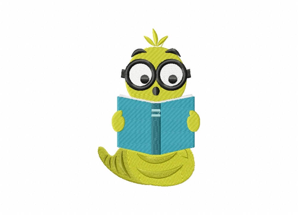 Machine Embroidery Designs - Bookworm Collection 6 - Etsy