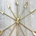 Gold Five Arrow Wall Decor - Etsy