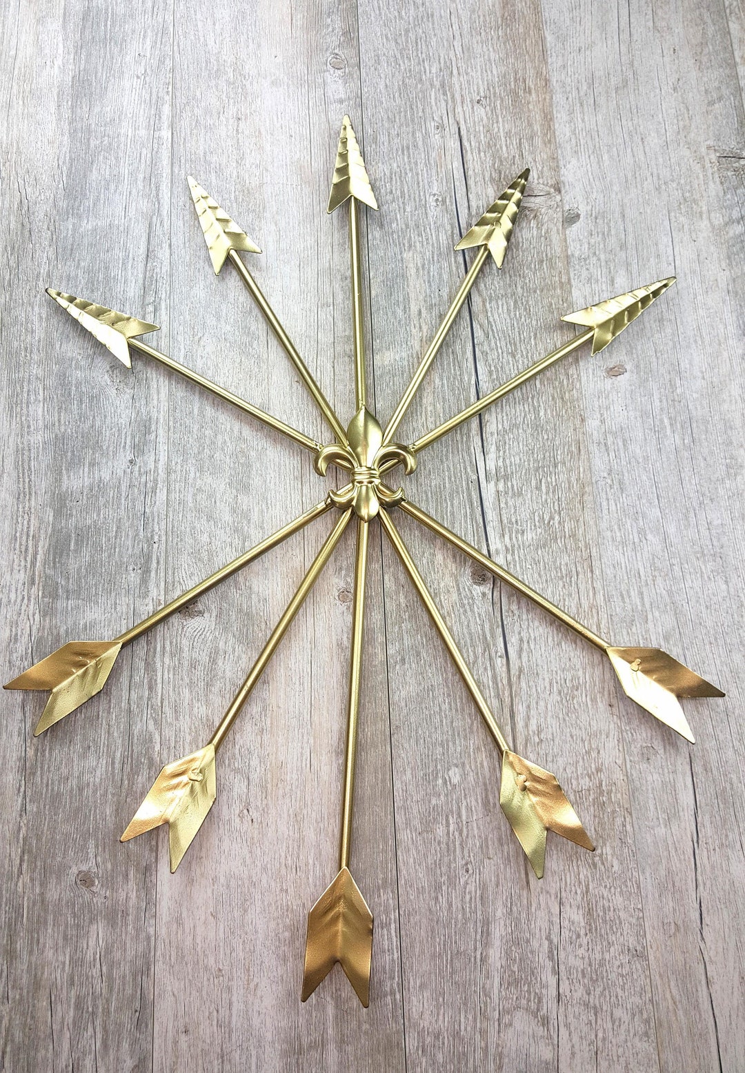 Gold Five Arrow Wall Decor - Etsy
