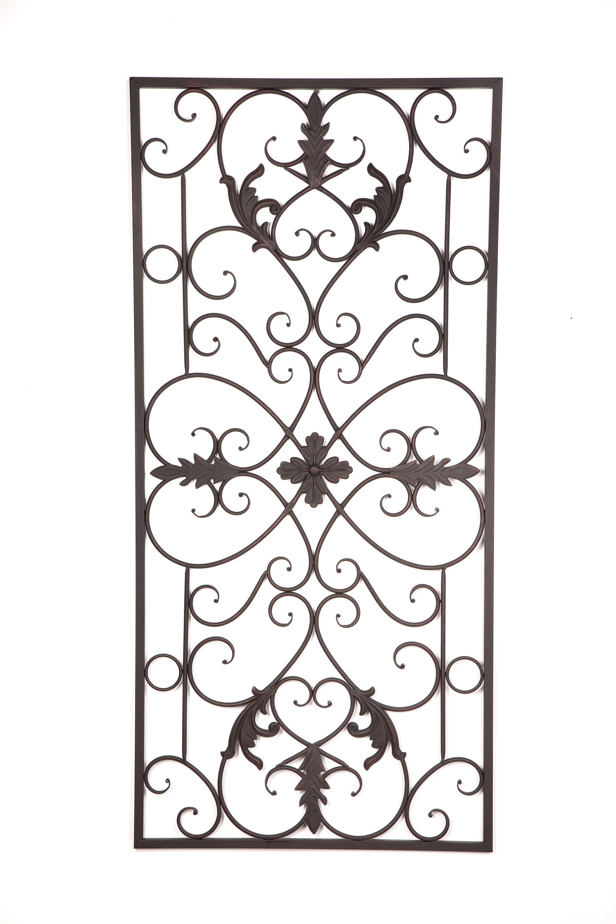 Black Scroll Wall Decor