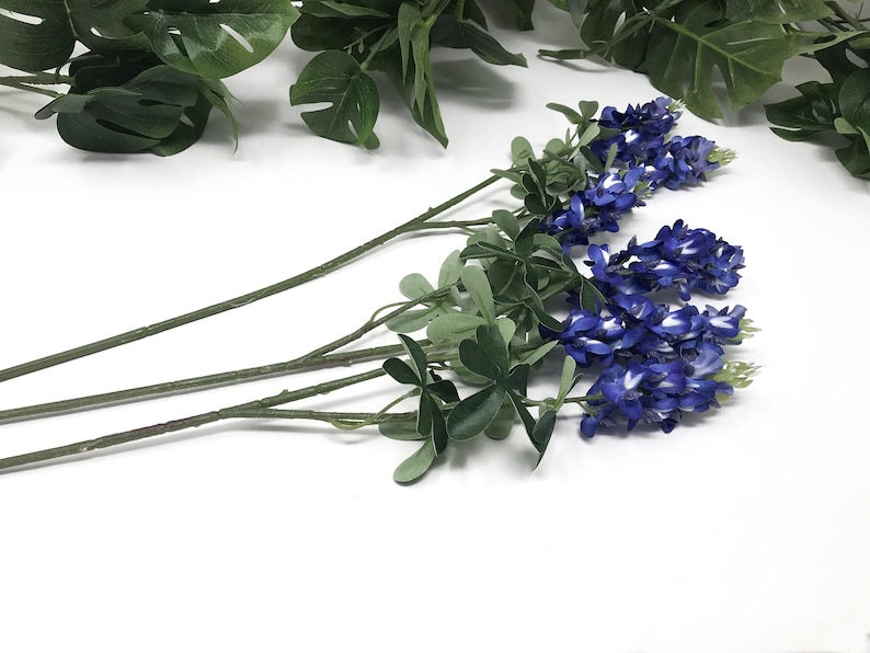 Bluebonnet Lupin Stem, Artificial Bluebonnet, Faux Bluebonnet ...