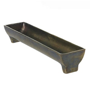Bronze Trough Planter: Metal Garden Planter Box - Etsy
