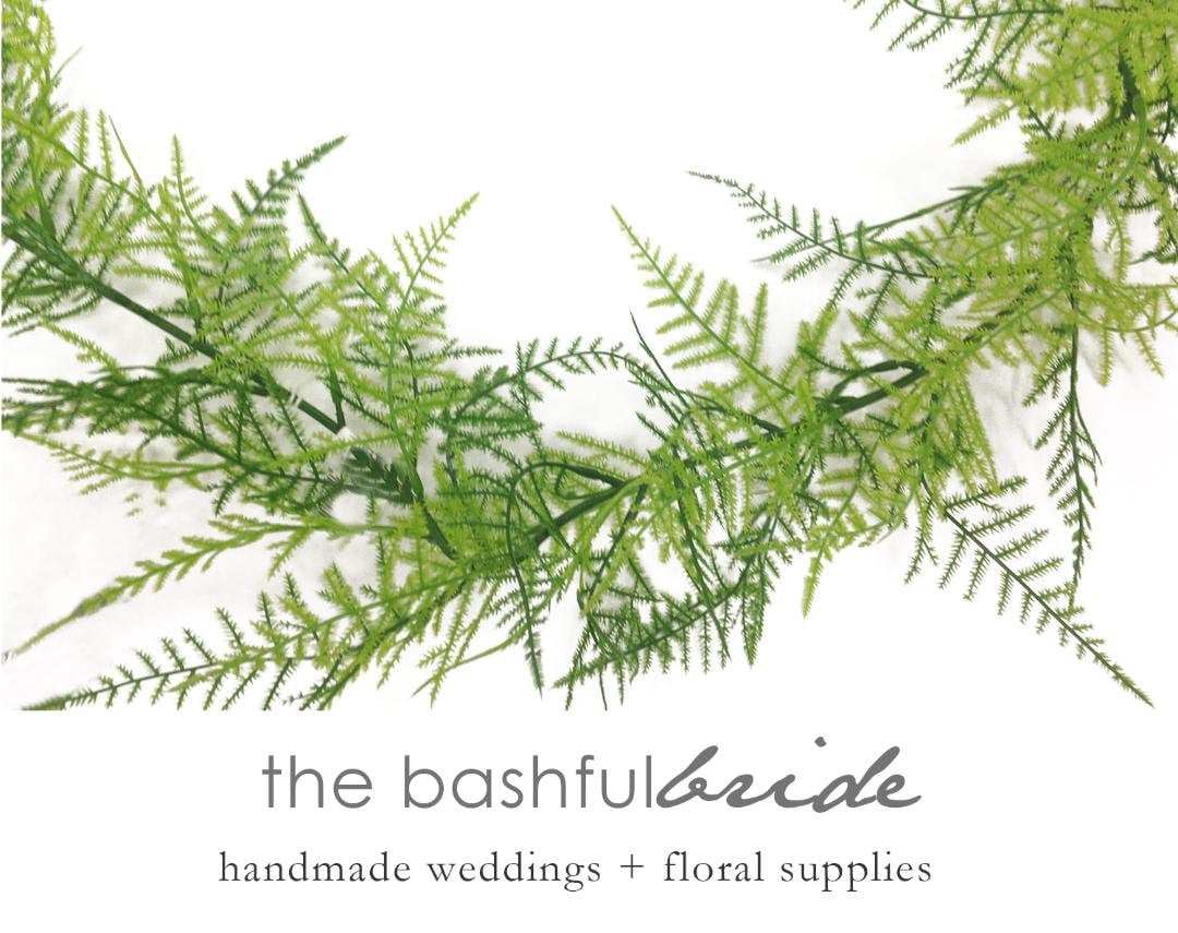 Asparagus Fern Garland, Greenery Garland, Greenery Wedding, Asparagus ...