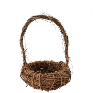 Rustic Twig Flower Girl Basket: Farmhouse Wedding Decor - Etsy