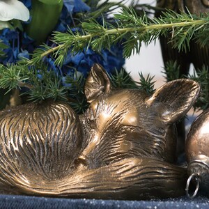 Sleeping Mouse Figurine, Metal Mouse Figurine, Mouse Sculpture ...