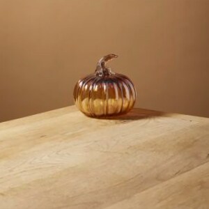 Glass Pumpkin and Squash Collection, Small Centerpiece, Fall Decor ...