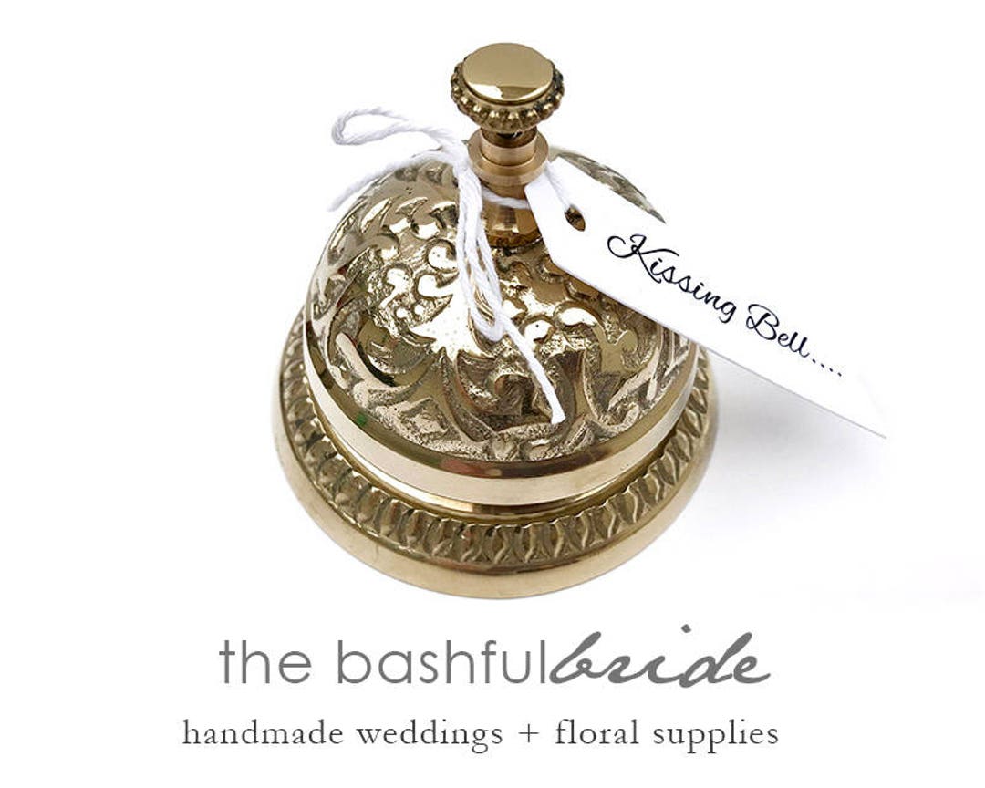 Silver Kissing Bell: Wedding Reception Keepsake - Etsy