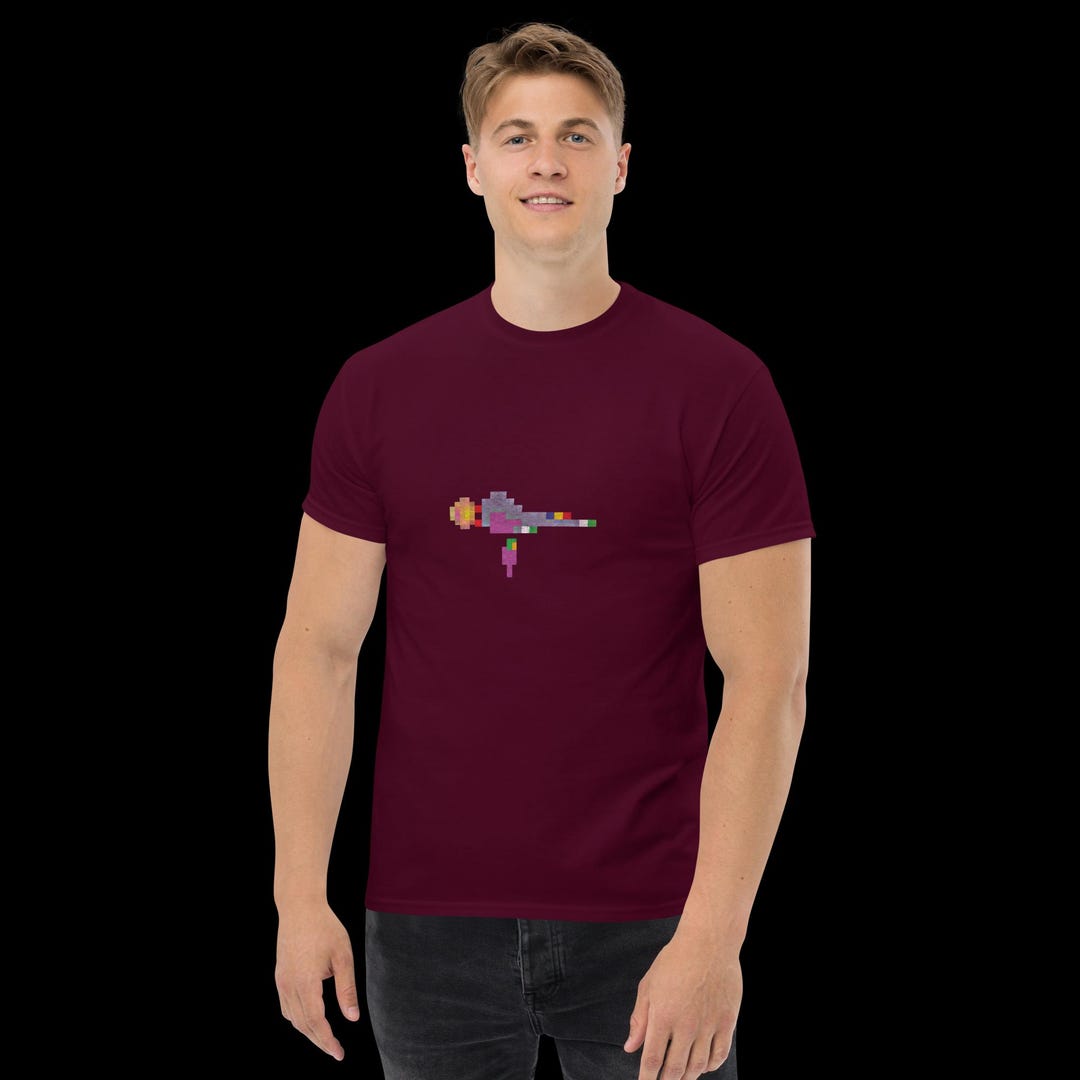 Vintage Arcade T-shirt Defender Pixel Art Design Retro Arcade - Etsy