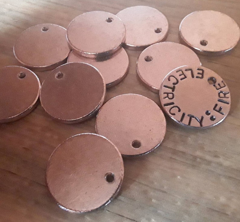 Bronze Metal Stamping Blanks, 22mm Full Washers - Etsy