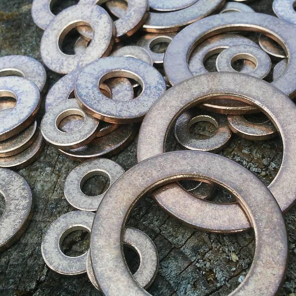 Pewter Washer - Etsy
