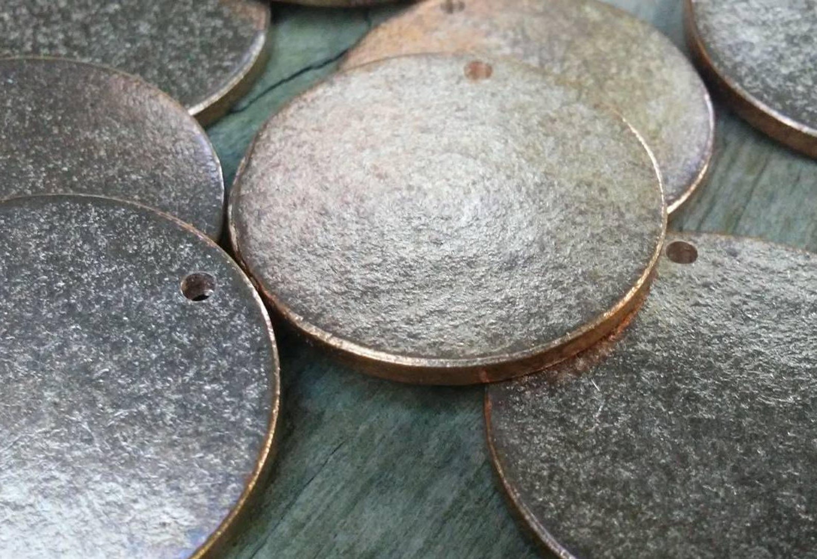 Large Bronze Circle Blanks: Metal Stamping, Jewelry Making (1.25") - Etsy