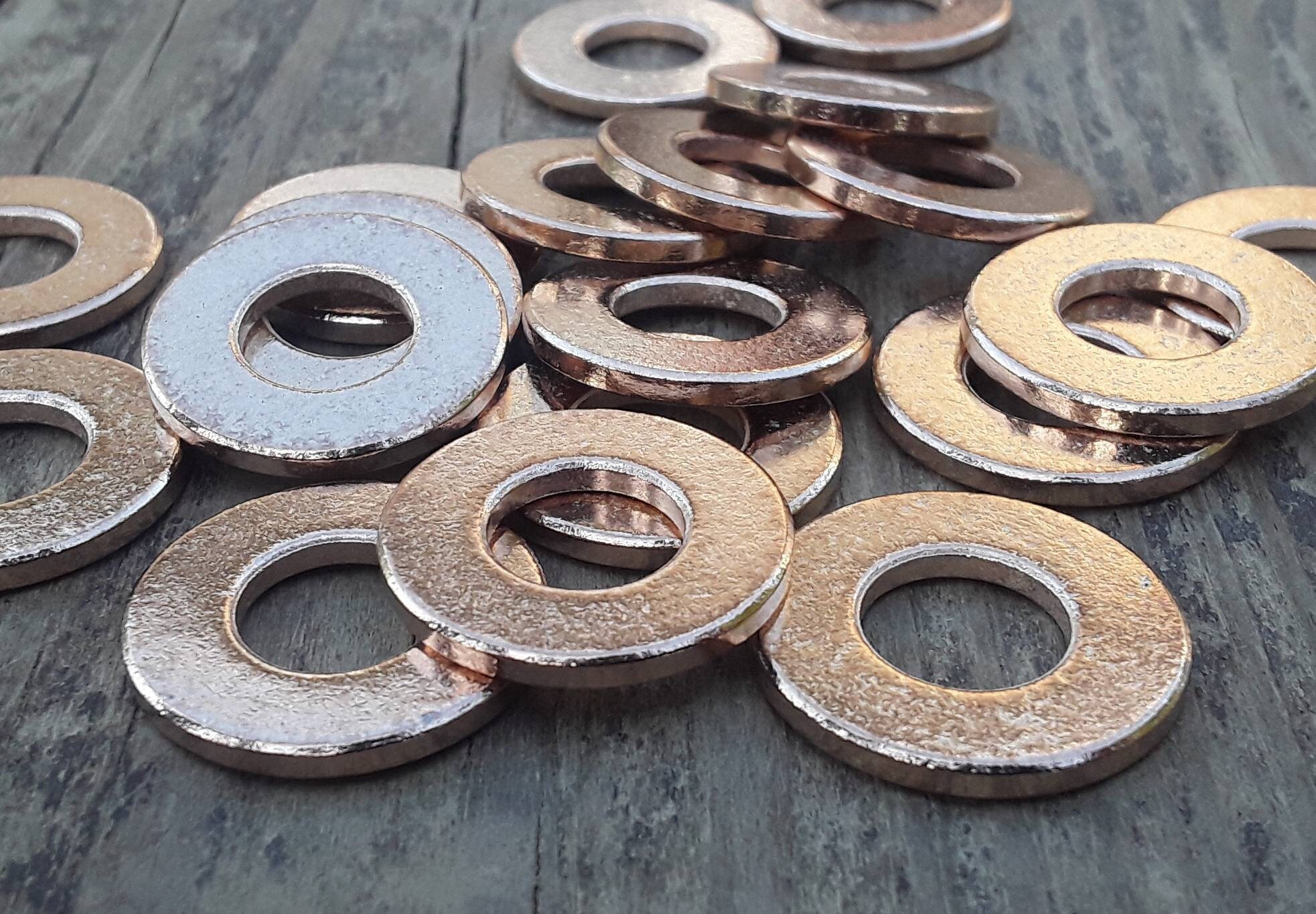 Bronze Washers 2 Word Metal Stamping Blanks Bronze Metal | Etsy