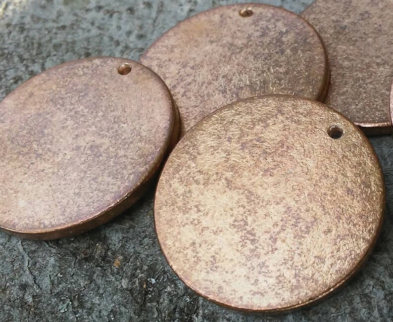 Large Bronze Circle Blanks: Metal Stamping, Jewelry Making (1.25") - Etsy