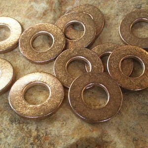 20pc, Metal Stamping Blanks, Washer Stamping Blanks, Antiqued Pure ...