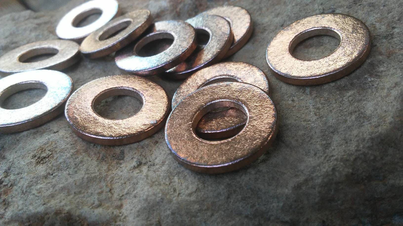 20pc Metal Stamping Blanks Washer Stamping Blanks Antiqued | Etsy
