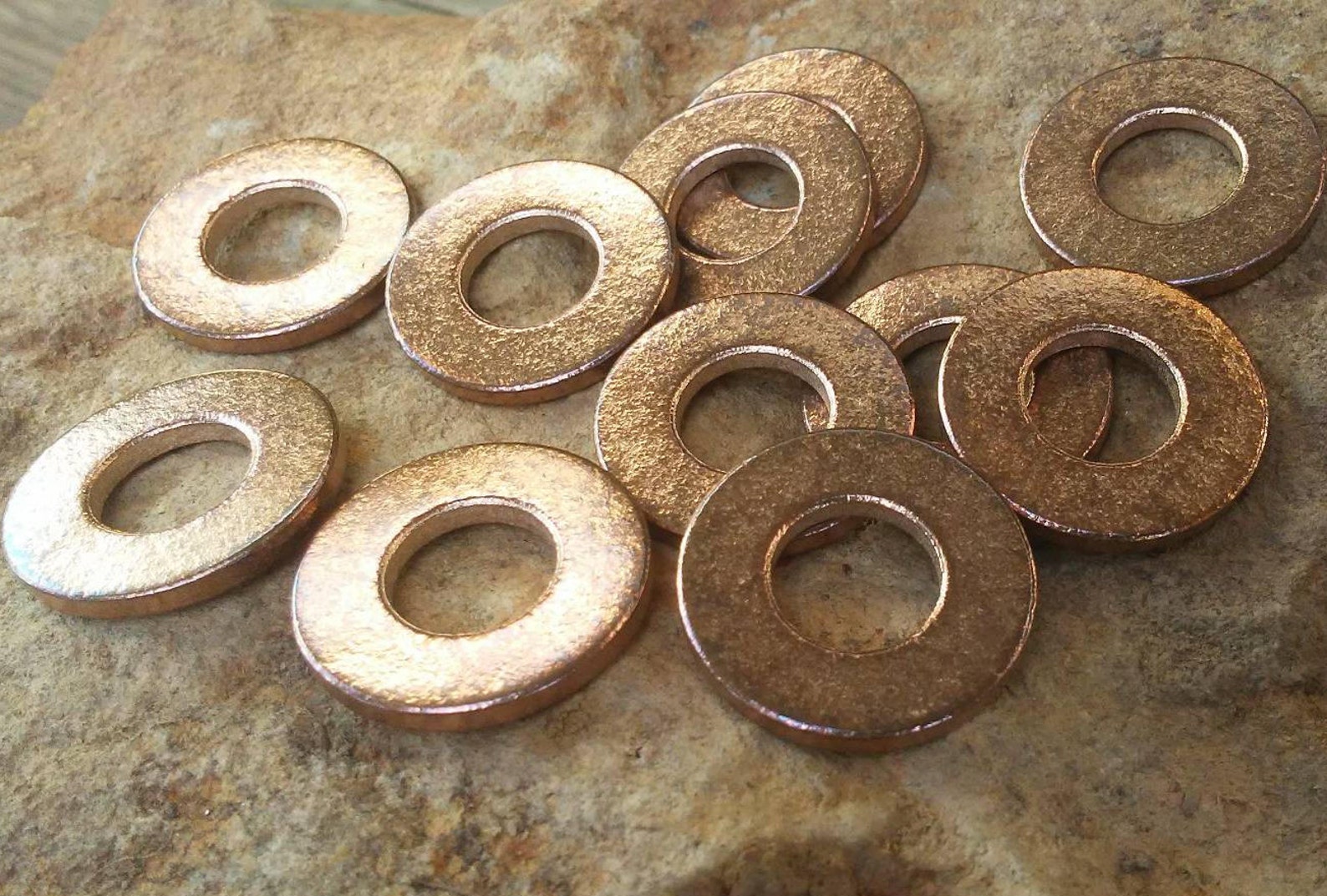 Bronze Washers 2 Word Metal Stamping Blanks Bronze Metal | Etsy