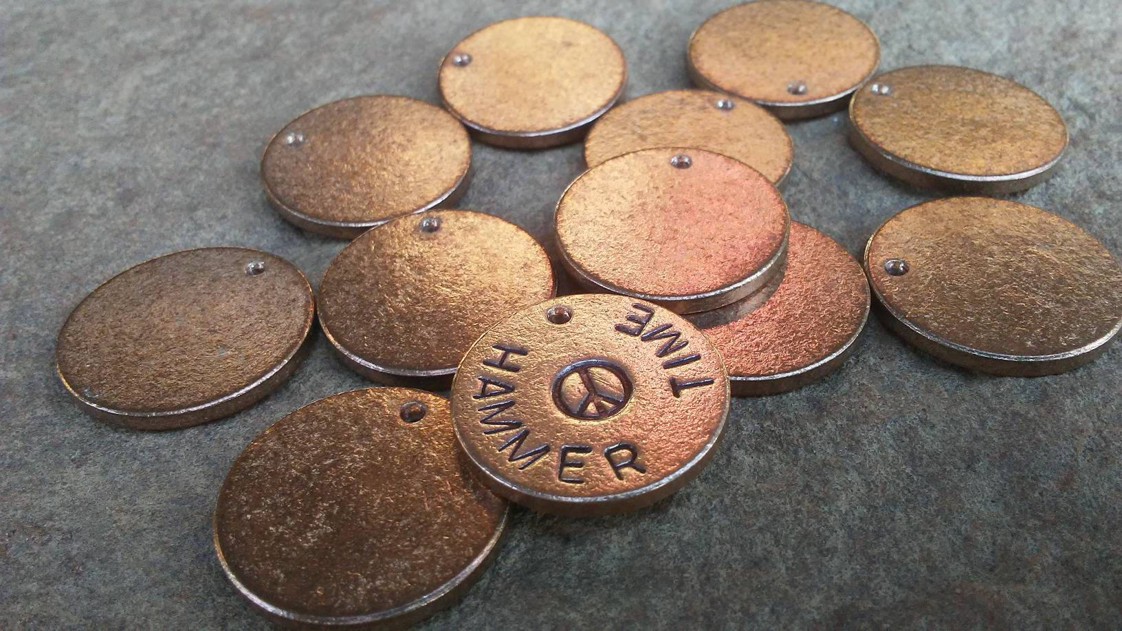 Bronze Metal Stamping Blanks, 22mm Full Washers - Etsy
