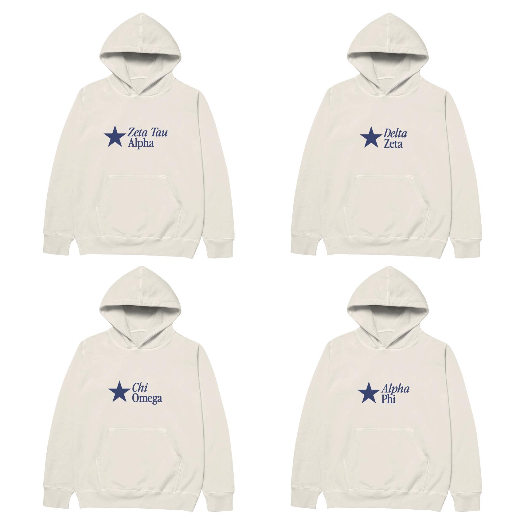 Custom Sorority Sweatshirt / Chi Omega Hoodie / Zeta Tau Alpha / Gamma ...