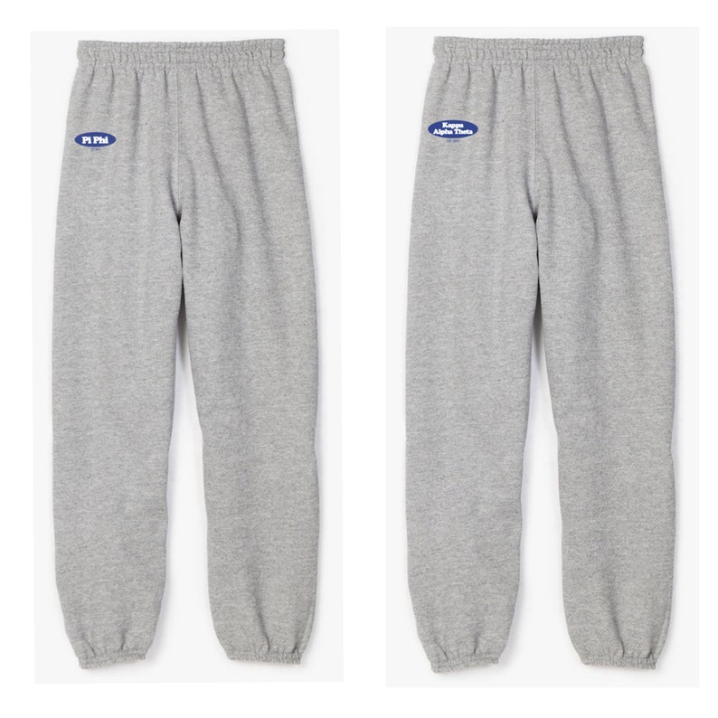 Custom Sorority Sweatpants / Chi Omega Sweats / Zeta Tau Alpha / Gamma ...