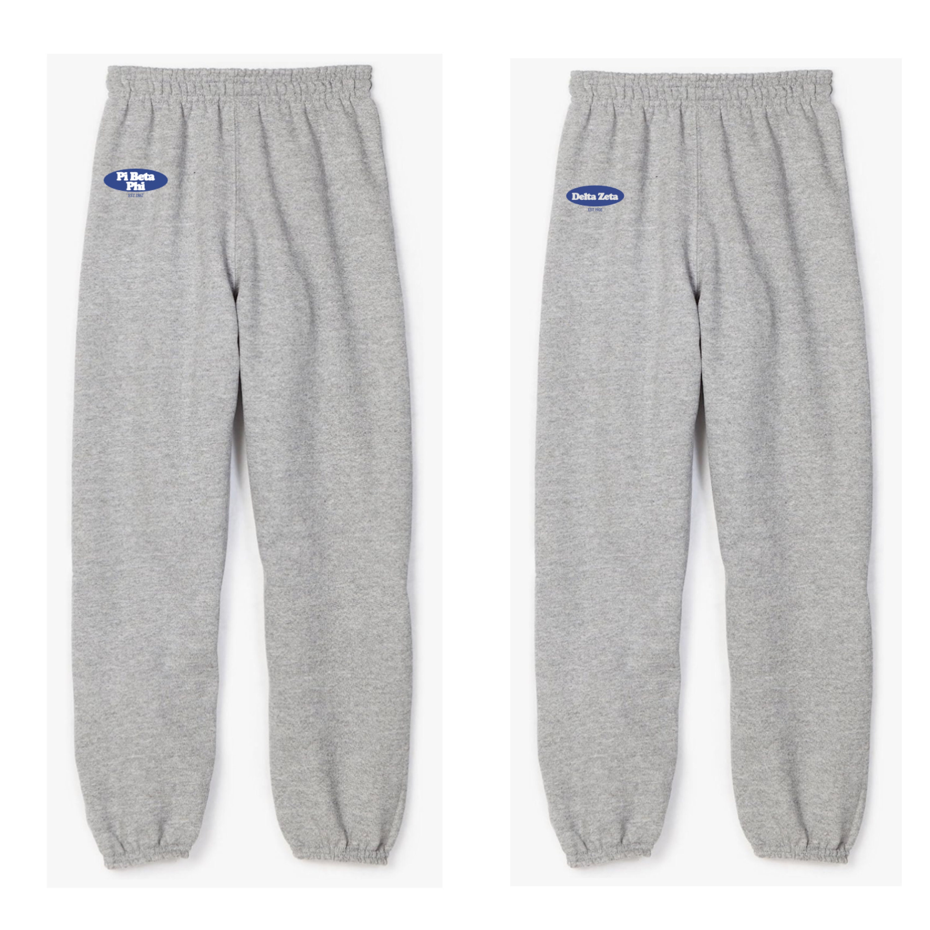 Custom Sorority Sweatpants / Chi Omega Sweats / Zeta Tau Alpha / Gamma ...