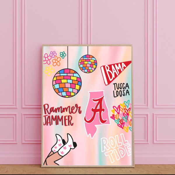 Alabama Poster - Etsy