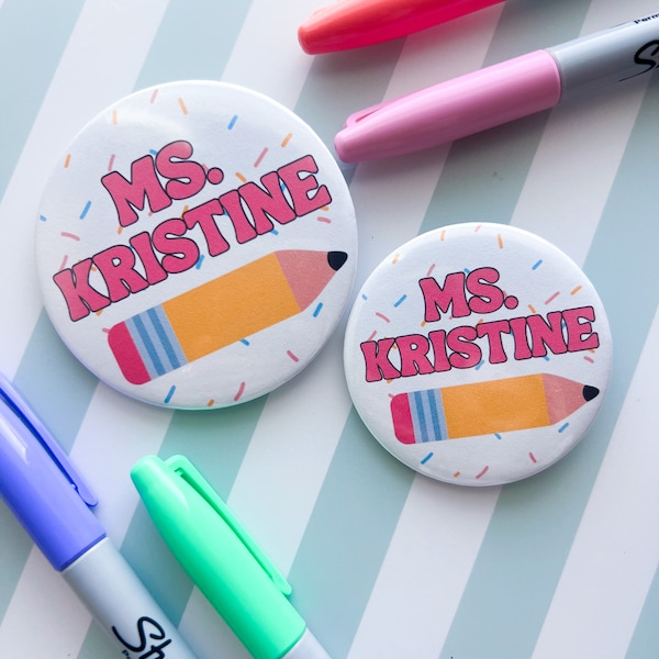 Teacher Pin - Etsy
