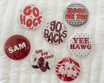 TEXAS TECH Game Day Buttons Gameday Pins College Football - Etsy