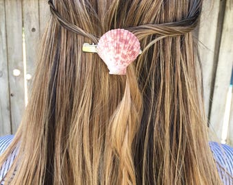 Seashell hair clip | Etsy