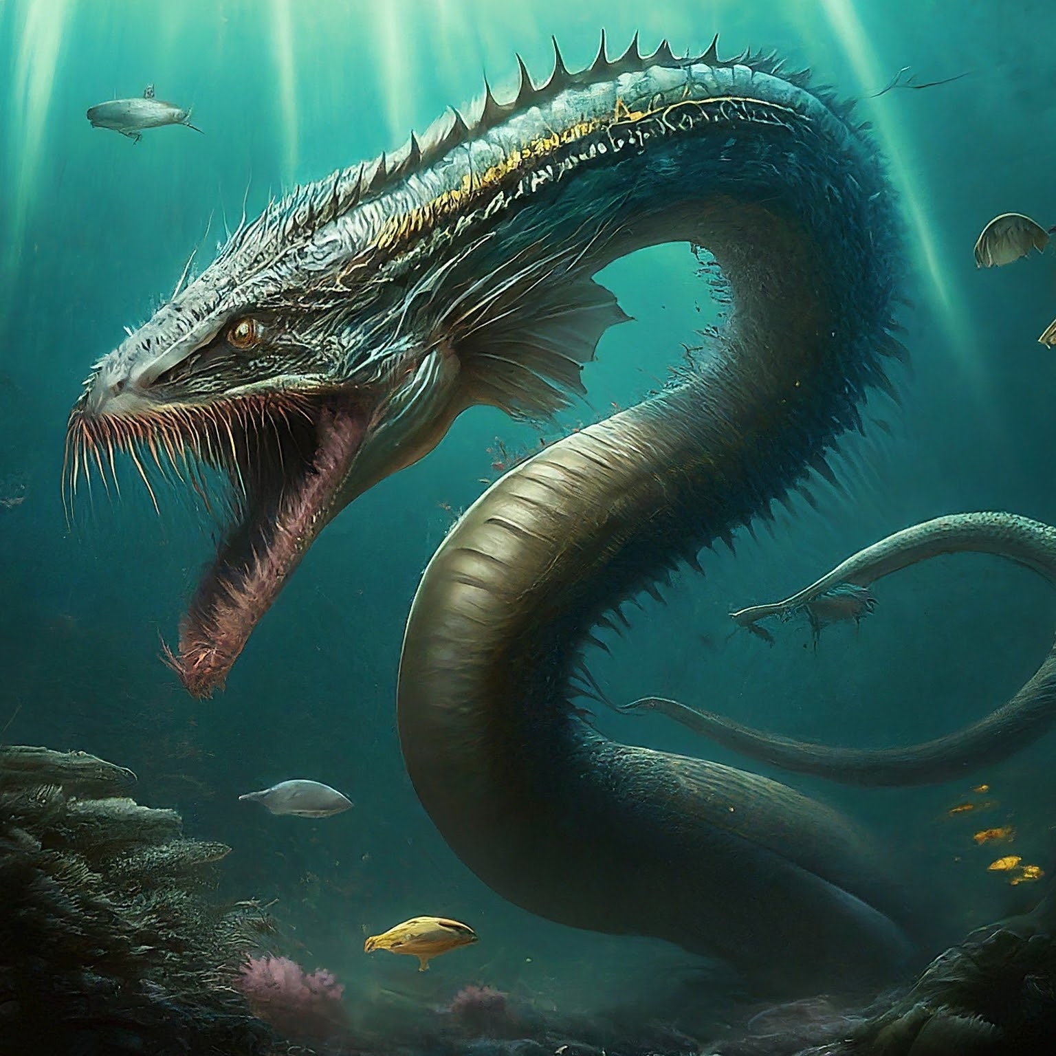 Sea Monster Png - Etsy