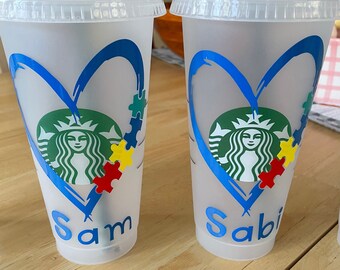 Autism Water Bottle | Etsy