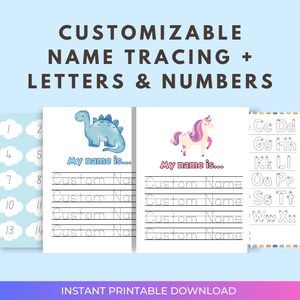 MORNING BINDER Preschool / Kindergarten Custom Name Tracing | Feelings ...