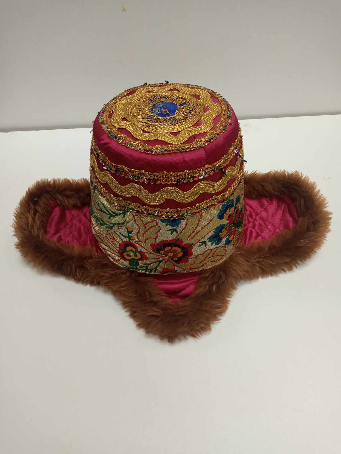 Gorgeous Tibetan Lama Winter Hat, Tibetan Hat,tradition Hat .nepal - Etsy