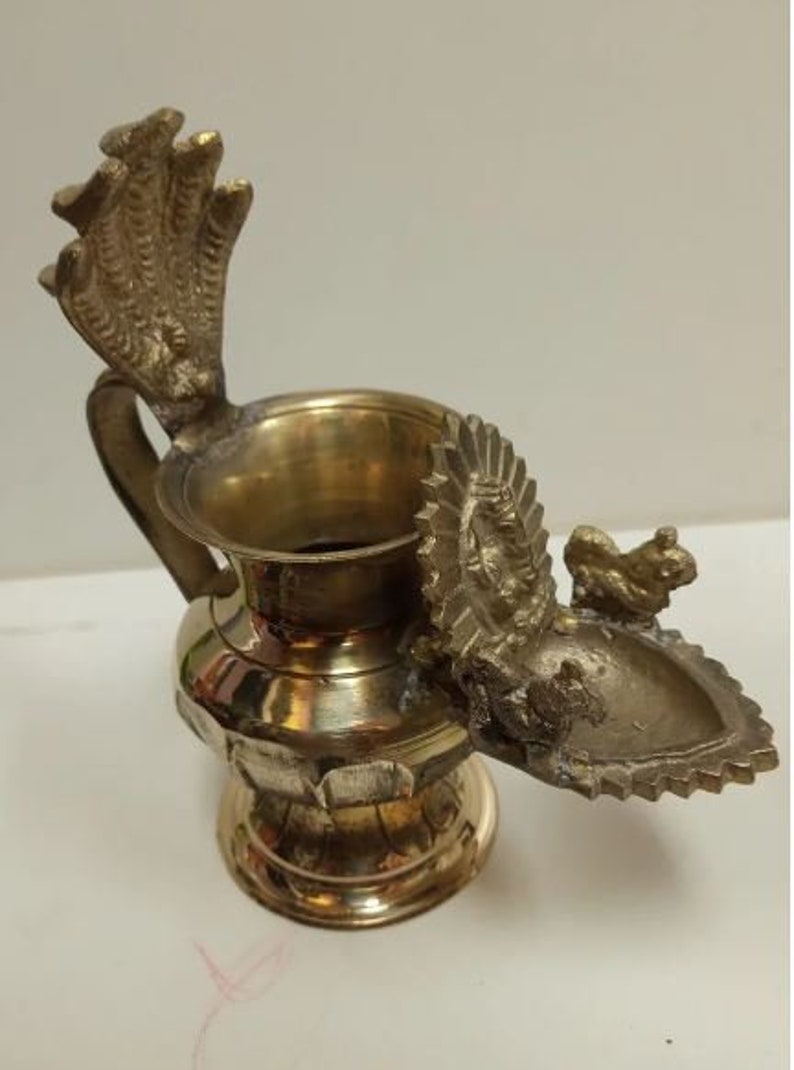 SUD 185 7 Ins Traditional Nepali Ritual Oil Lamp,( Sukunda ) - Etsy